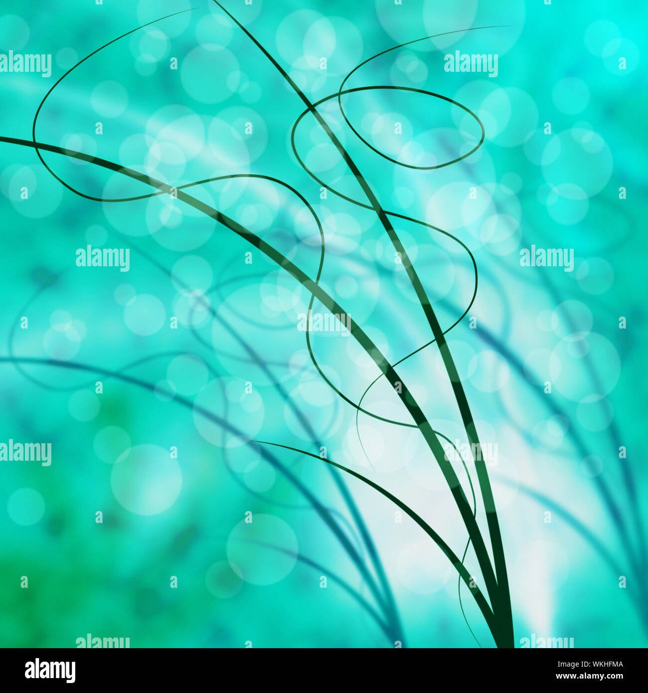 Swirl green meaning outdoor design hi-res stock photography and images ...