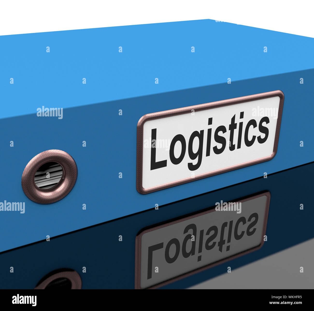 Logistics File Showing Analysis Organized And Paperwork Stock Photo - Alamy