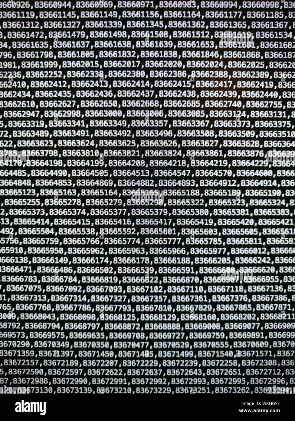 Graphical numbers hi-res stock photography and images - Alamy