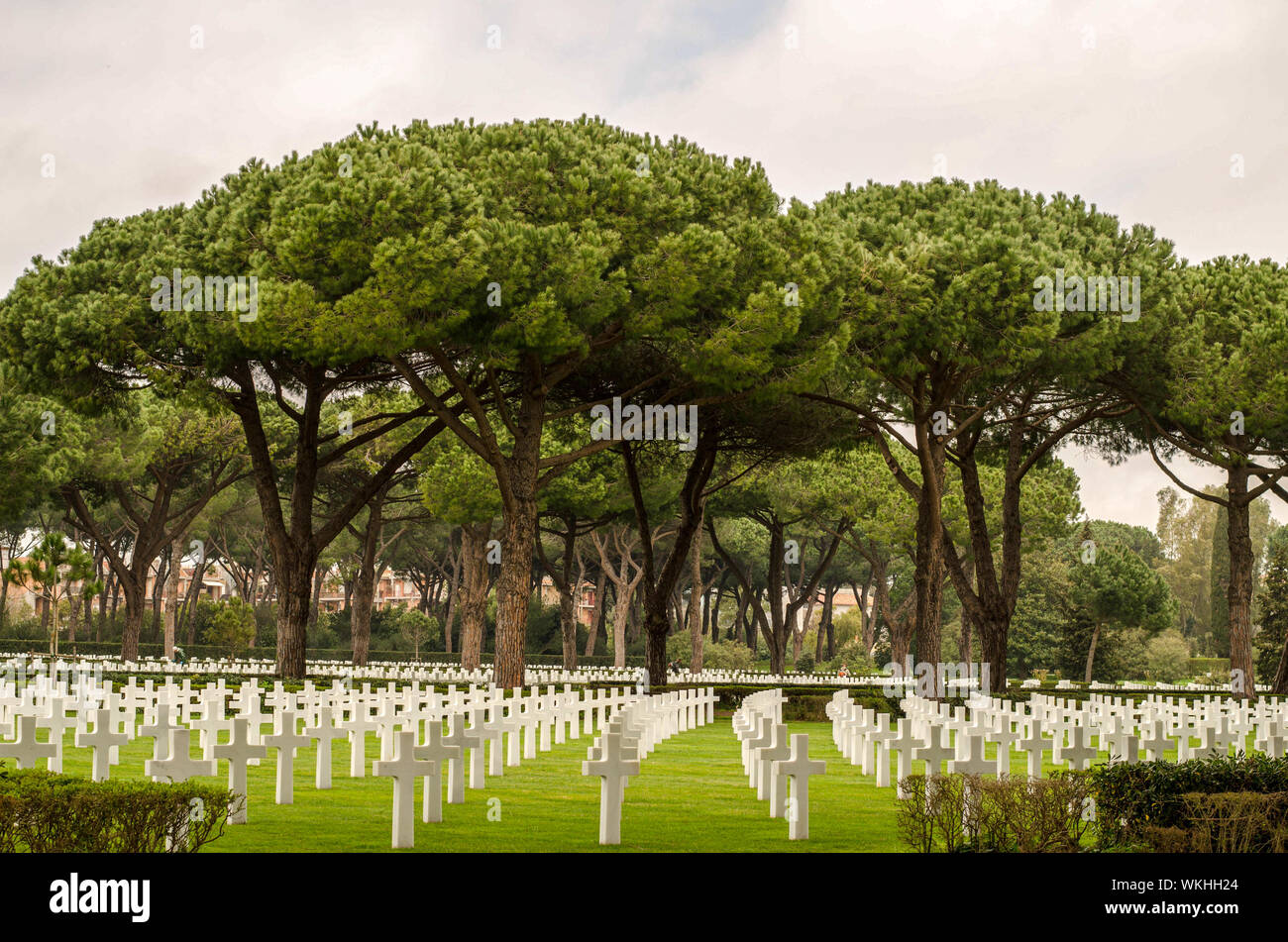 Rome sicily american cemetery hi-res stock photography and images - Alamy