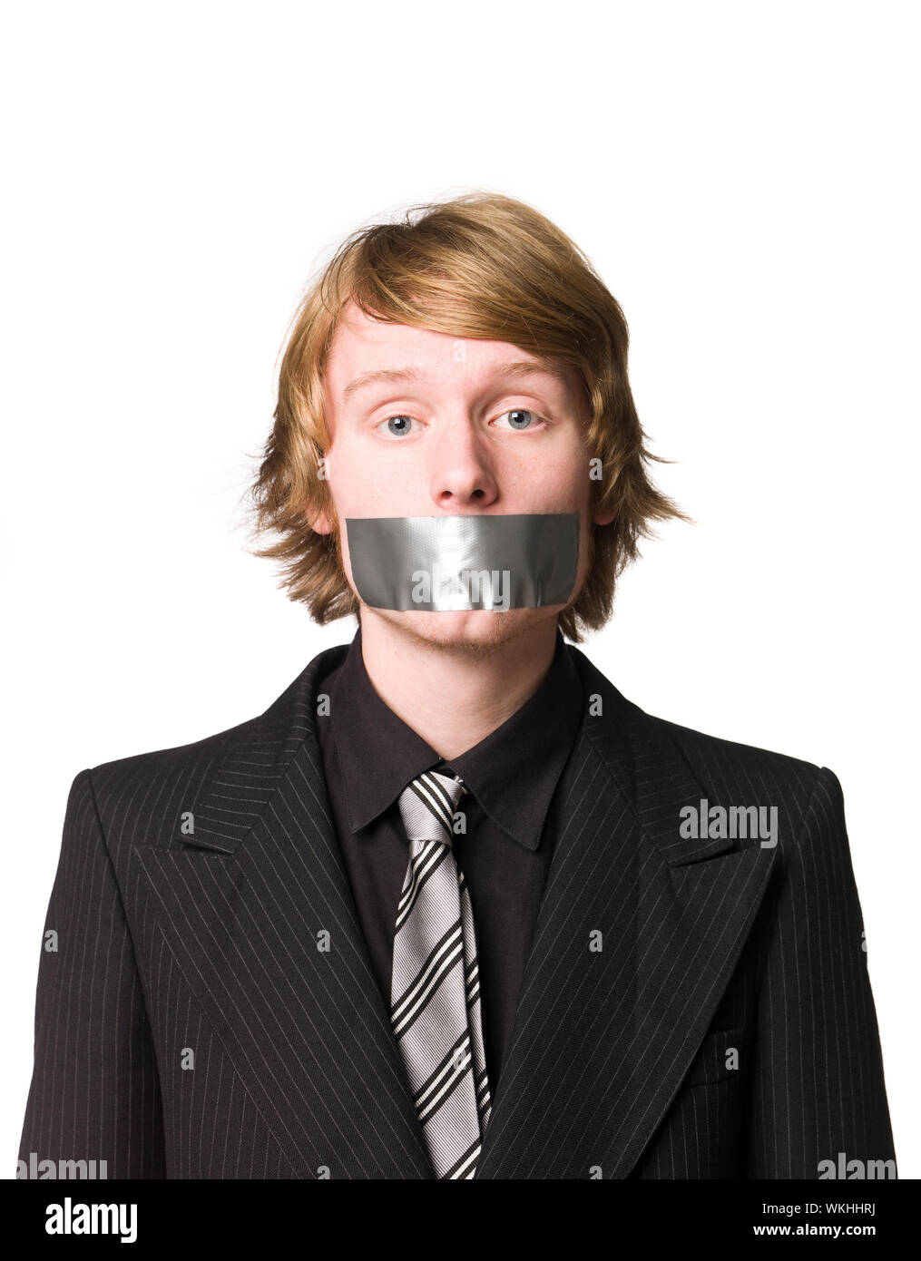 Gag over mouth hi-res stock photography and images - Alamy