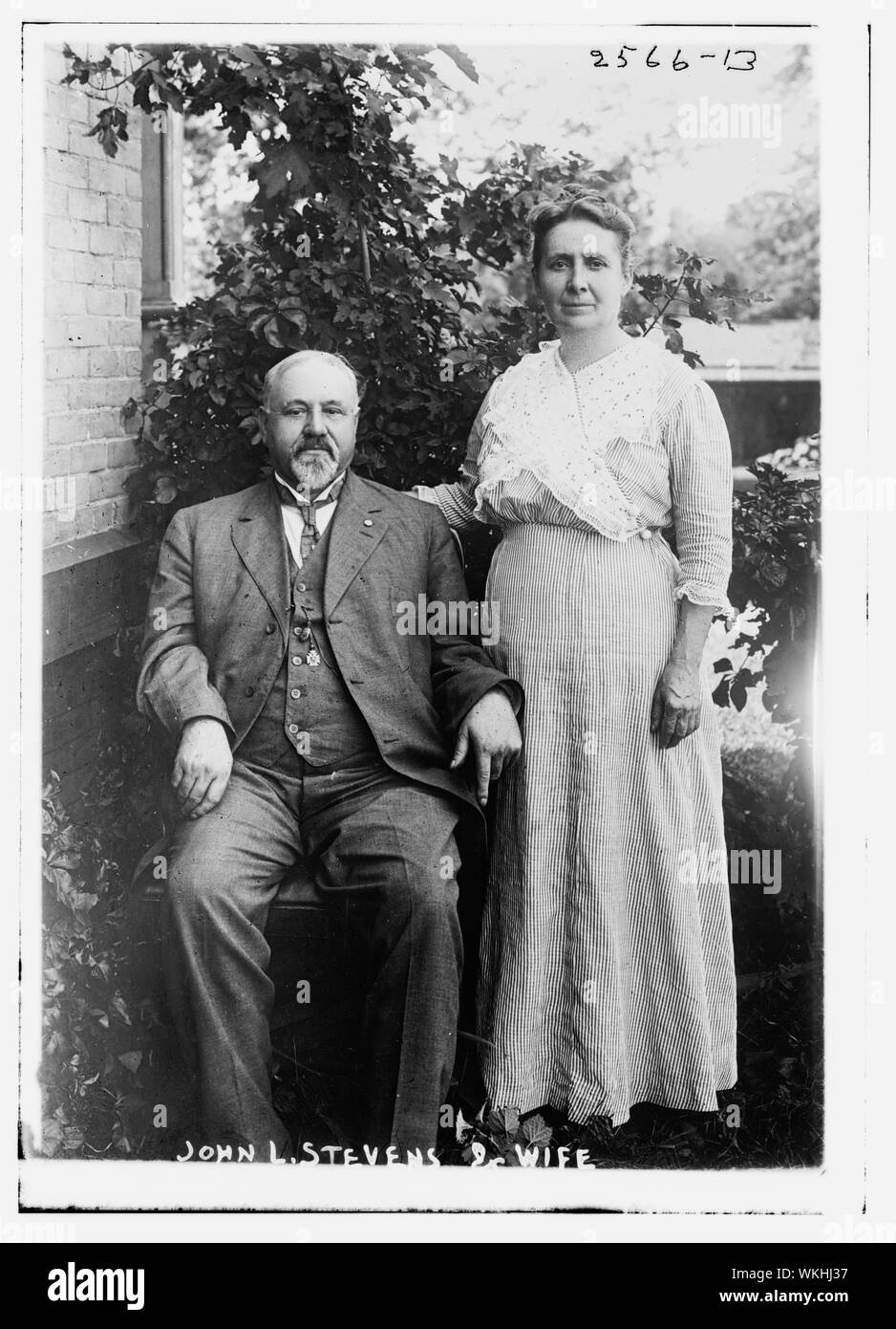 John L. Stevens & wife Stock Photo - Alamy