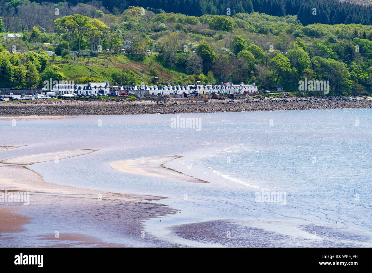 Applecross on the North Coast 500 tourist motoring route in northern ...