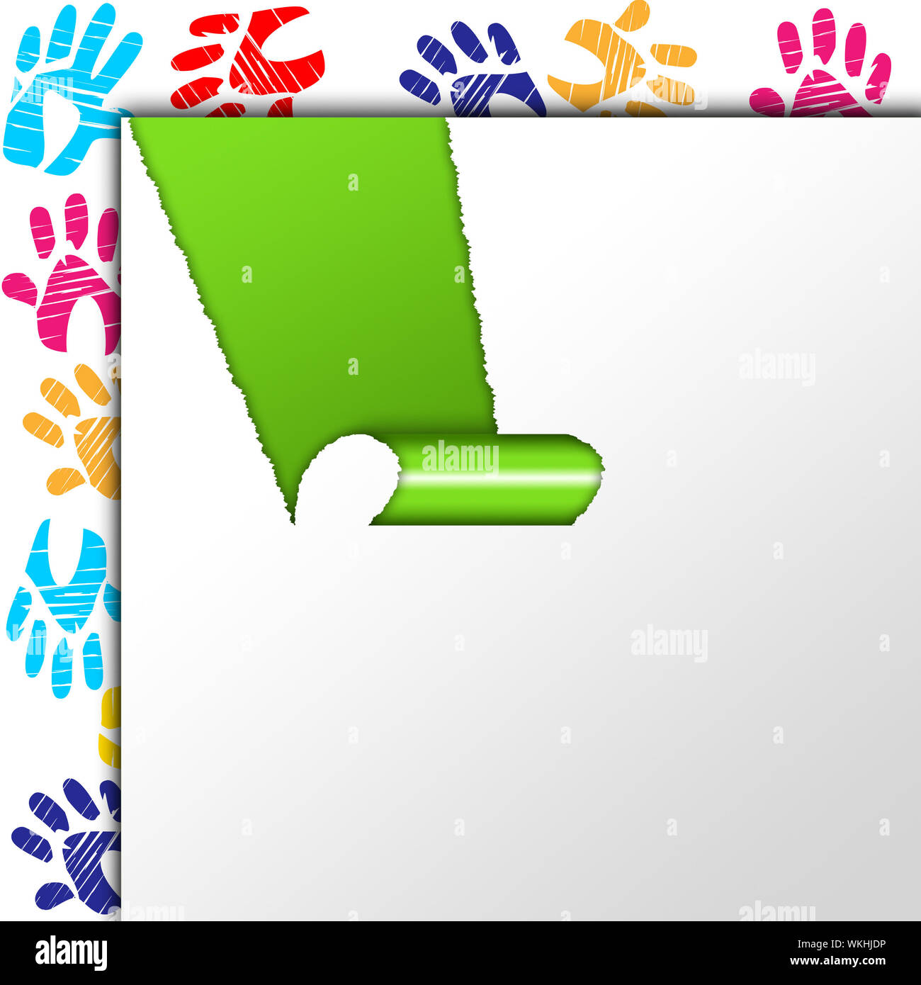 Paper Message Meaning Empty Space And Copyspace Stock Photo - Alamy