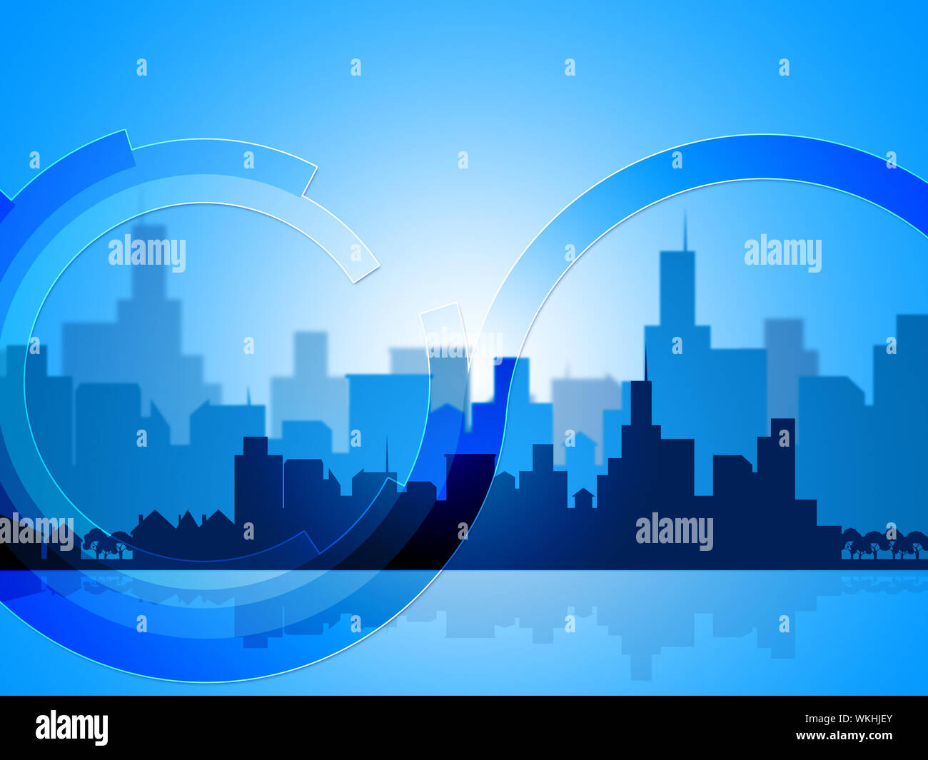 Background City Representing Empty Space And Metropolitan Stock Photo ...