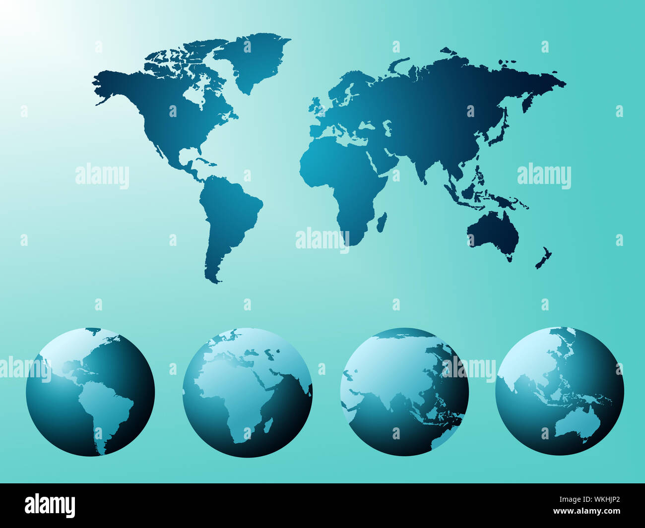 World Map Meaning Backgrounds Globalization And Cartography Stock Photo ...