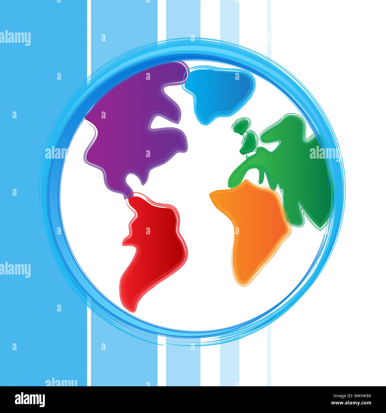 Globe Background Showing Global Design And Planet Stock Photo - Alamy