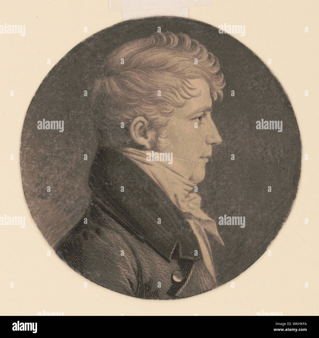 John Leeds Kerr, head-and-shoulders portrait, right profile Stock Photo ...