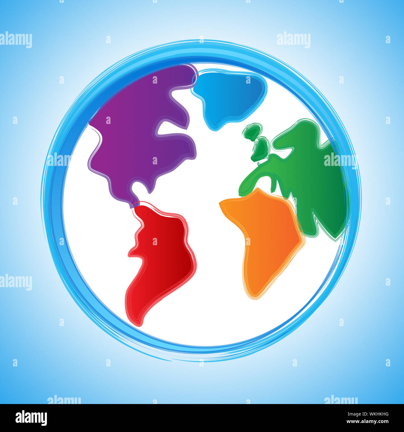 Background Globe Showing Globally Globalisation And Worldwide Stock ...