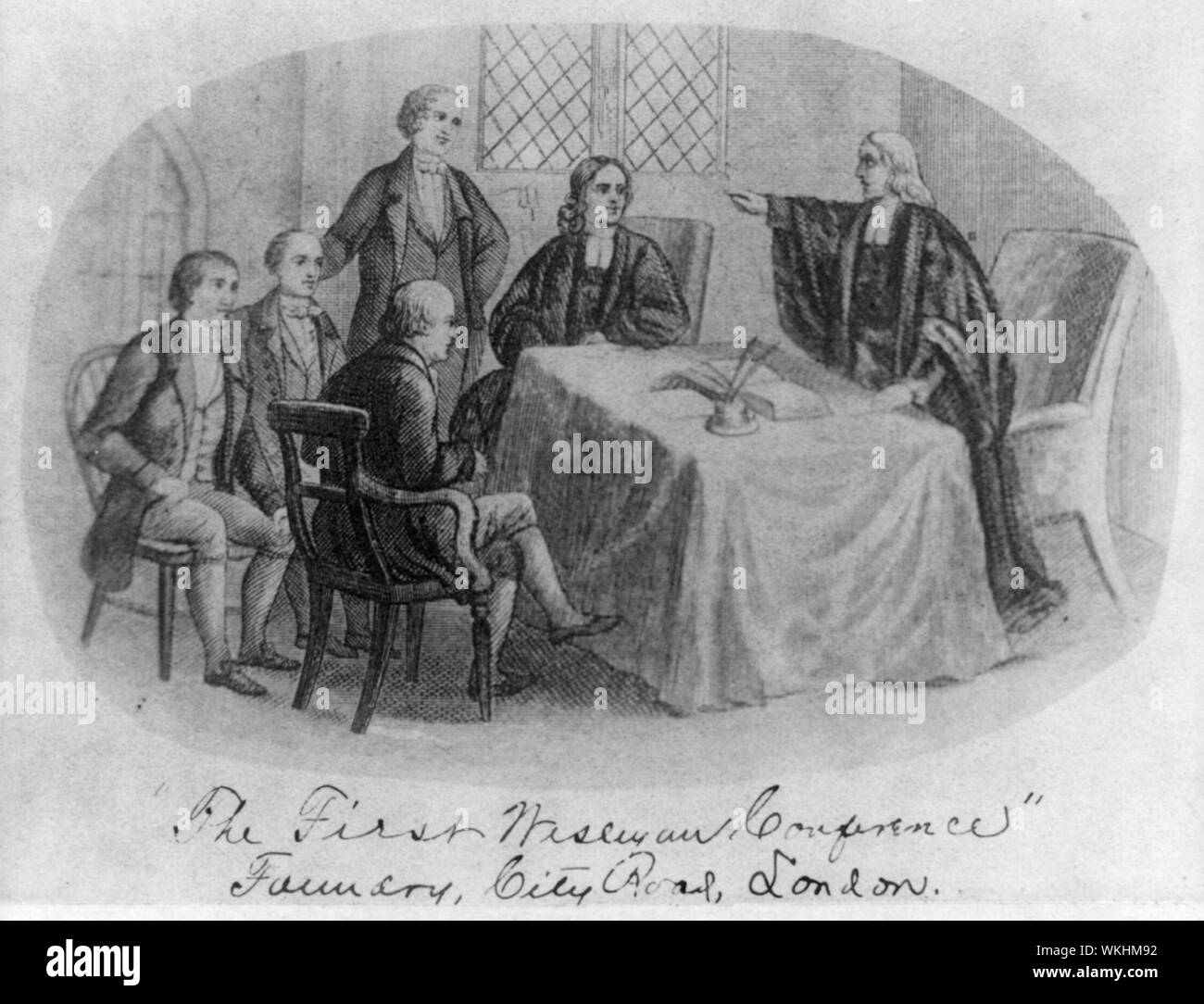 John and Charles Wesley, John Hodges, Henry Viers, Sam Taylor, and John ...