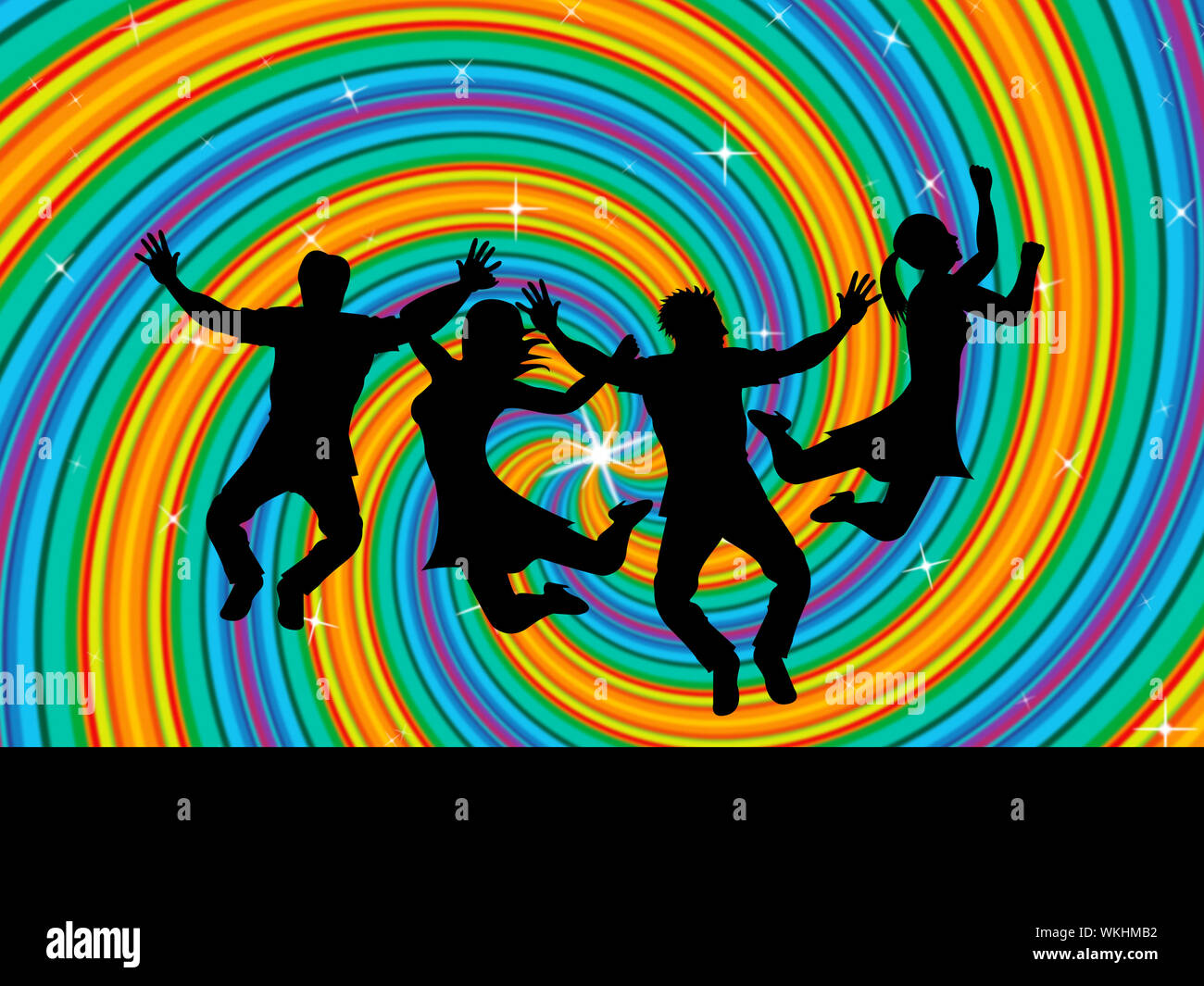 Fun Swirl Showing Cheerful Twist And Kids Stock Photo - Alamy