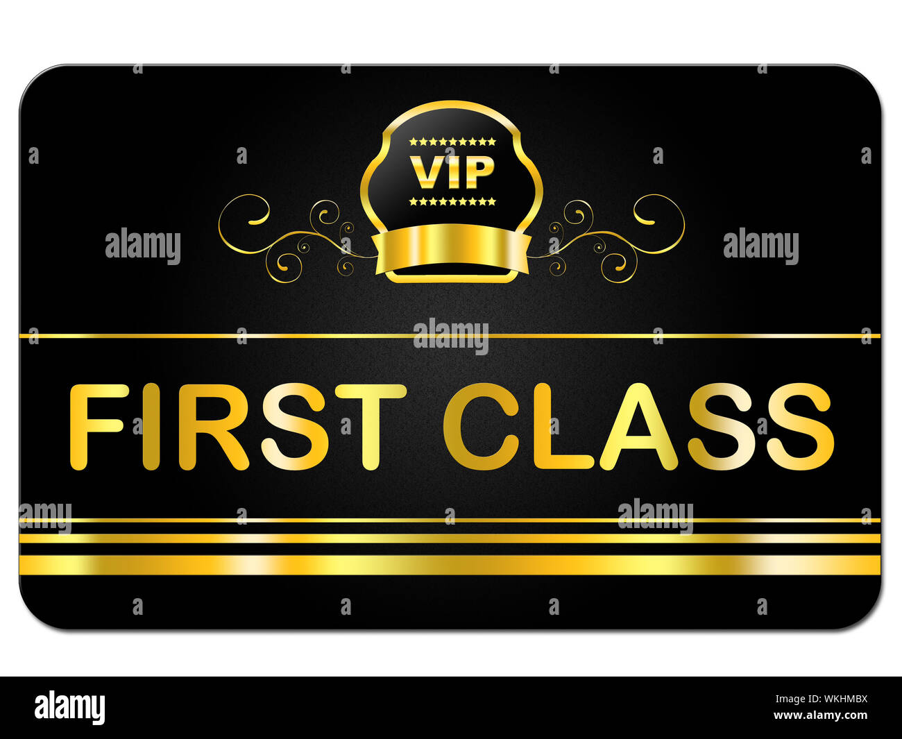 Membership Card Showing Very Important Person And First Id Stock Photo ...