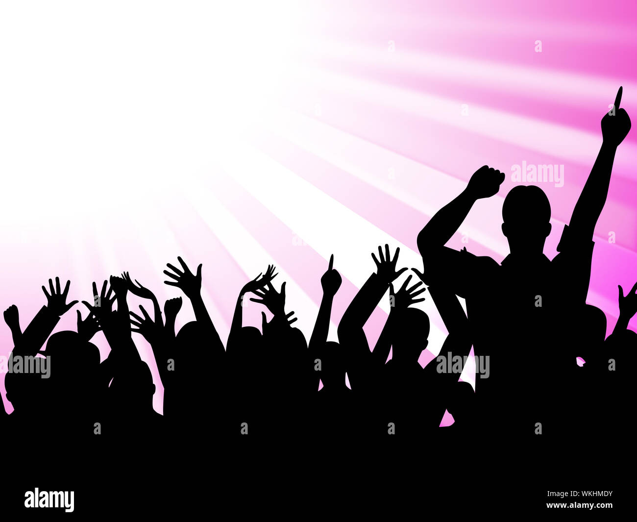 Disco Dancing Meaning Blank Space And Discotheque Stock Photo - Alamy