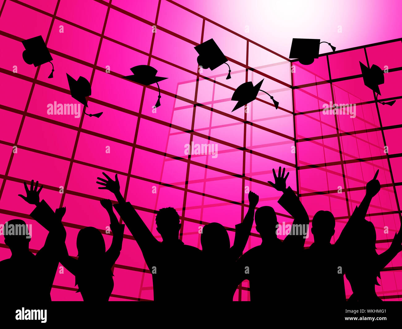 University Education Representing Study Educating And Learned Stock ...