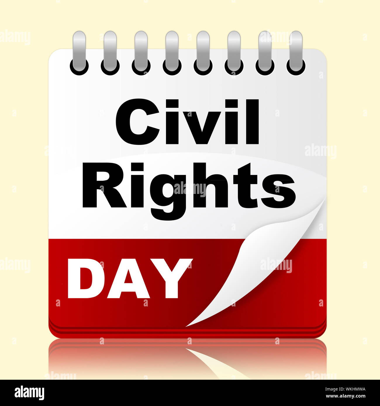 Civil Rights Day Indicating Planning Calendar And Event Stock Photo - Alamy