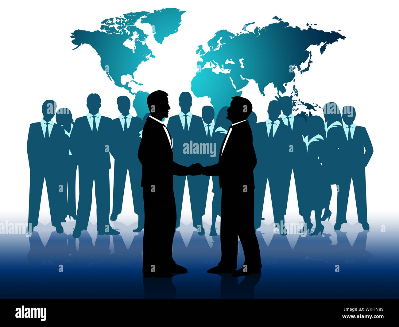 Business People Meaning Working Together And Job Stock Photo - Alamy