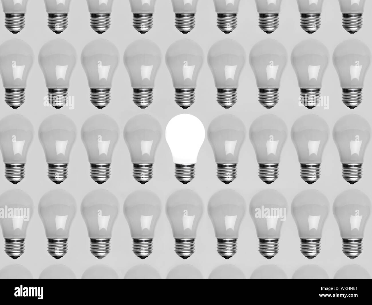 Collage of light bulbs Stock Photo - Alamy