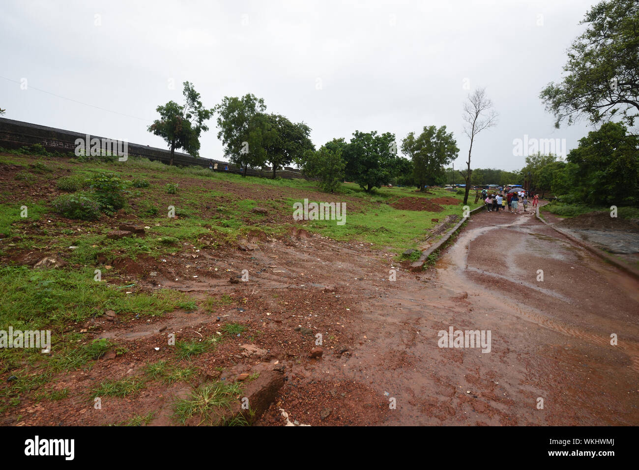 Upper Aguada Fort complex. Bardez, North Goa, India Stock Photo - Alamy