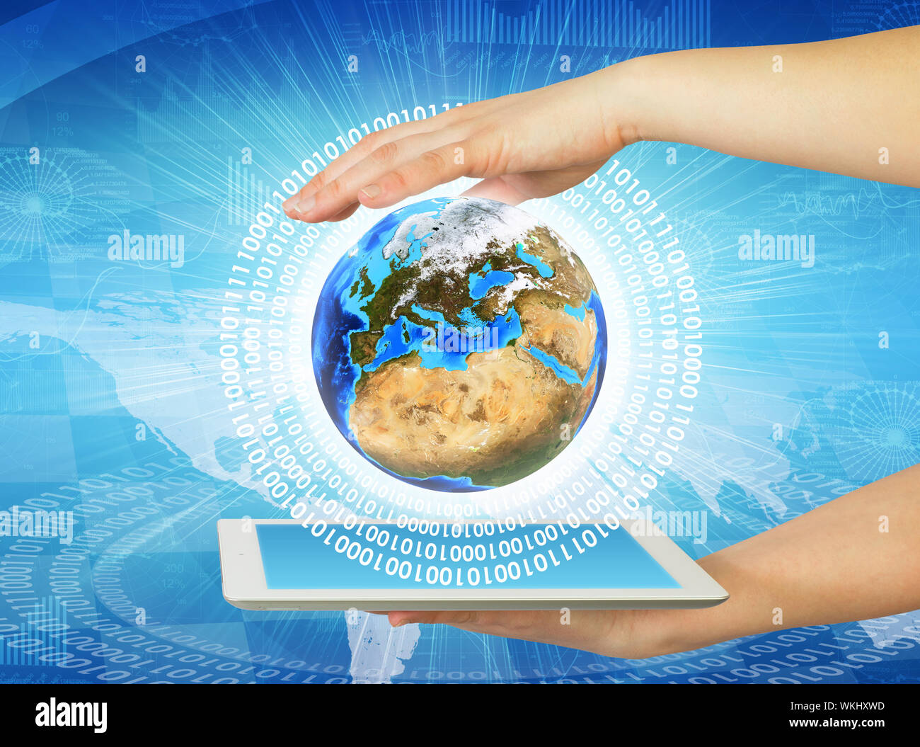 Sea concept pie chart hi-res stock photography and images - Alamy