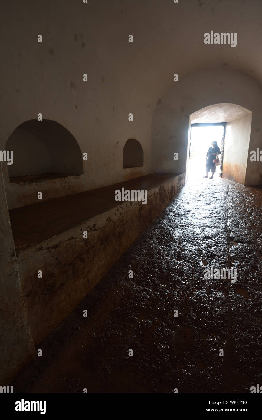 Upper Aguada Fort passageway. Bardez, North Goa, India Stock Photo - Alamy