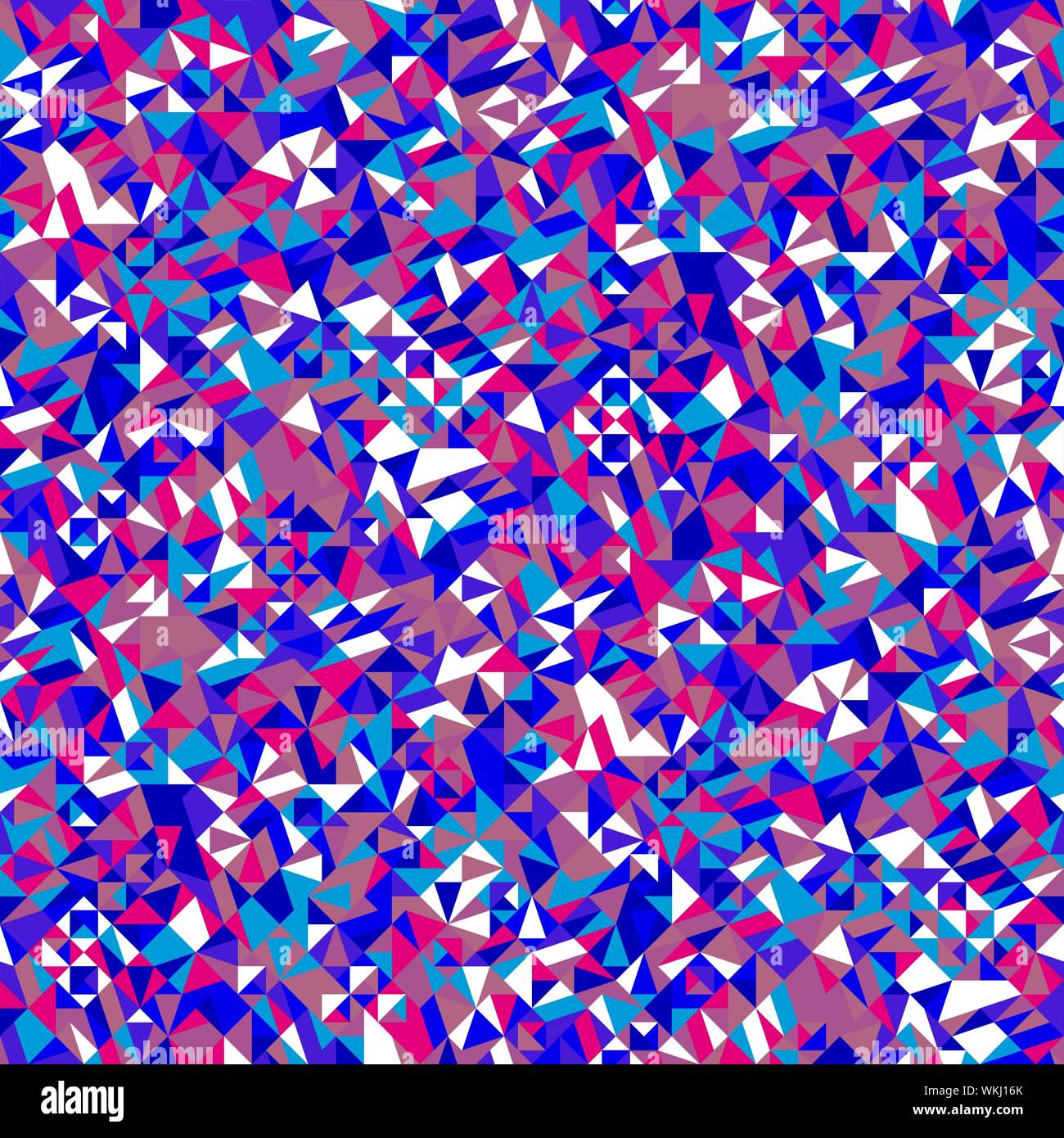 Seamless Colorful Geometrical Triangular Mosaic Pattern Background Design Abstract Vector