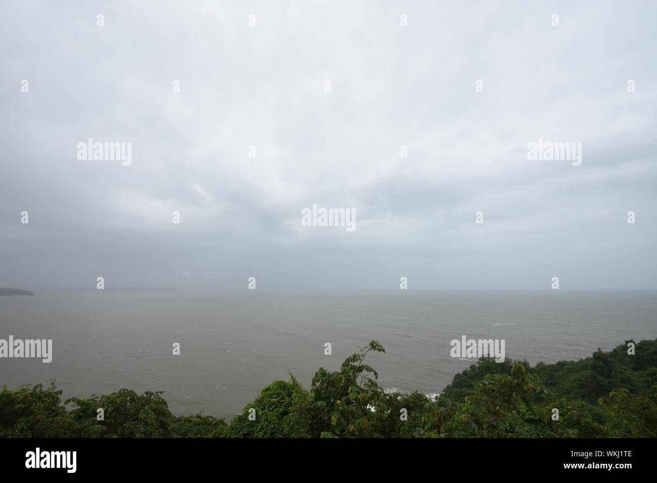 The Arabian Sea from the Upper Aguada Fort. Bardez, North Goa, India ...