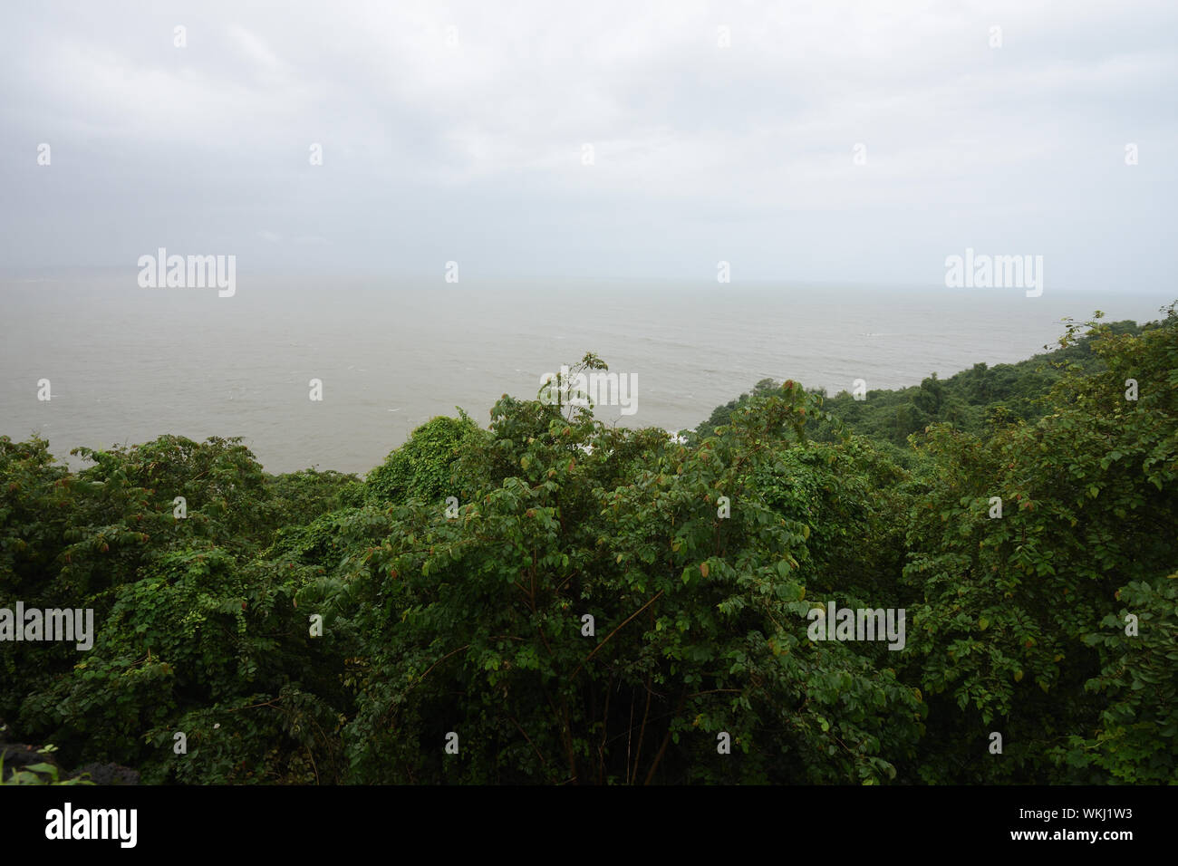 The Arabian Sea from the Upper Aguada Fort. Bardez, North Goa, India ...