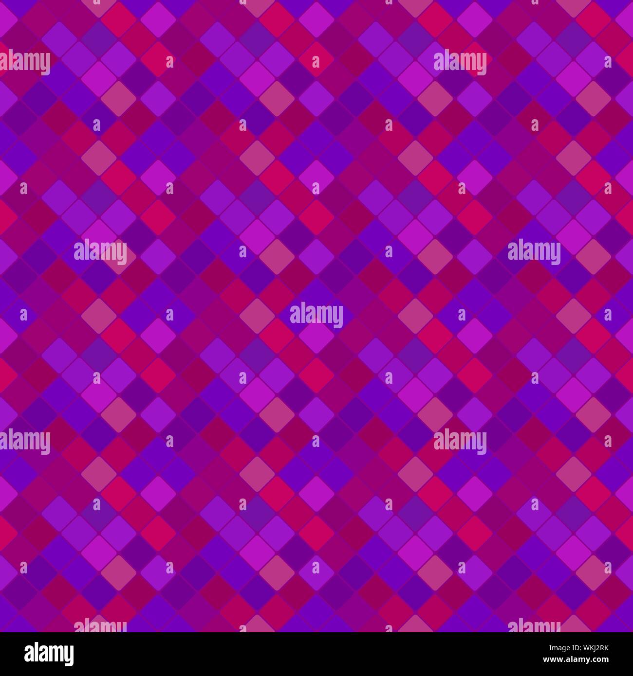 Geometrical seamless square pattern background - abstract violet vector ...
