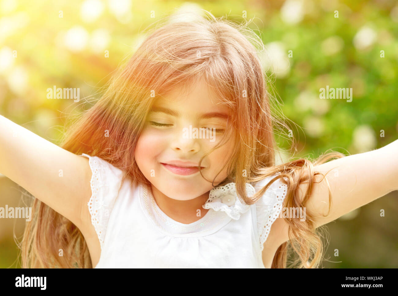 Happy childhood concept Stock Photo - Alamy