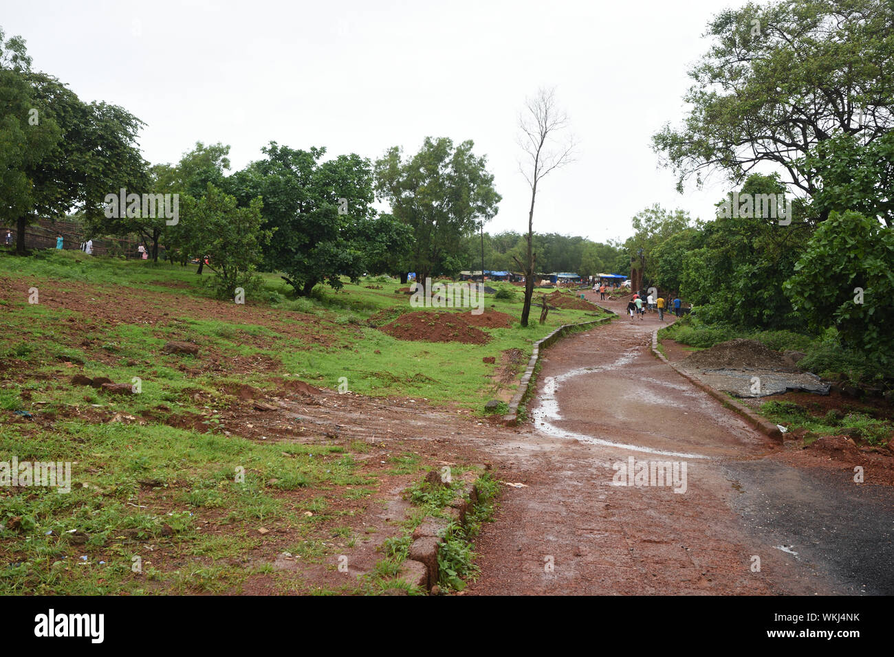 Upper Aguada Fort complex. Bardez, North Goa, India Stock Photo - Alamy