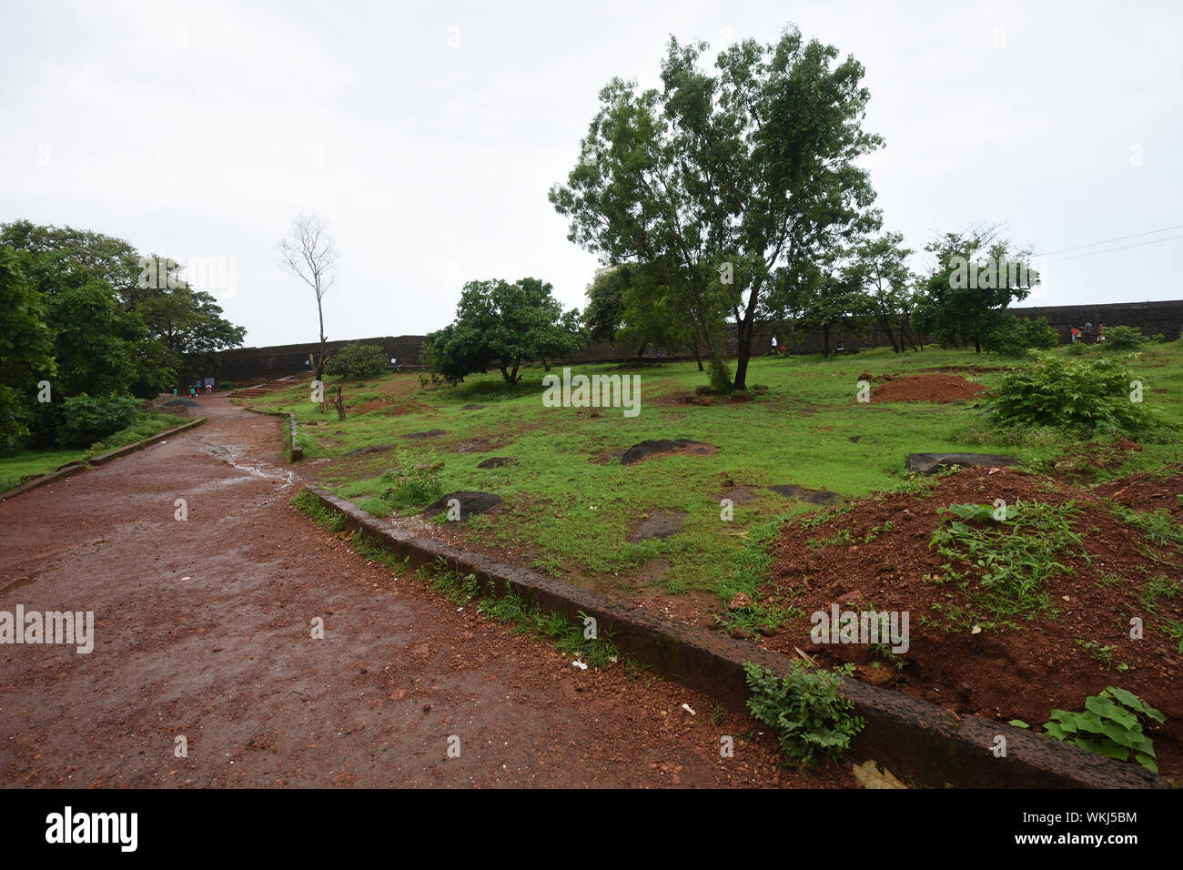Upper Aguada Fort complex. Bardez, North Goa, India Stock Photo - Alamy
