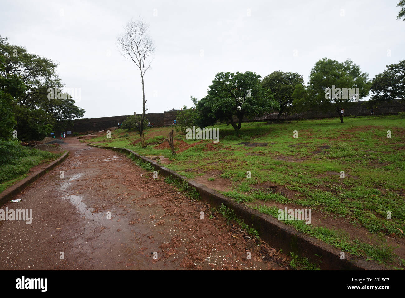 Upper Aguada Fort complex. Bardez, North Goa, India Stock Photo - Alamy