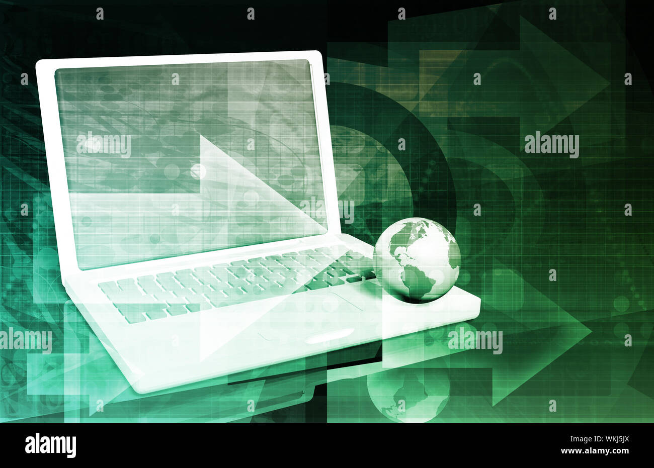 International Communication Network as a Business Concept Stock Photo ...