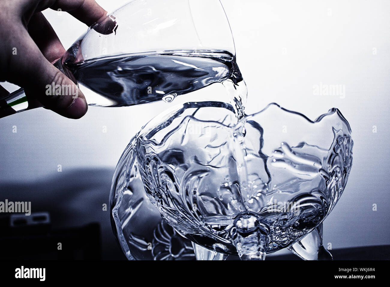Broken water glass hi-res stock photography and images - Alamy