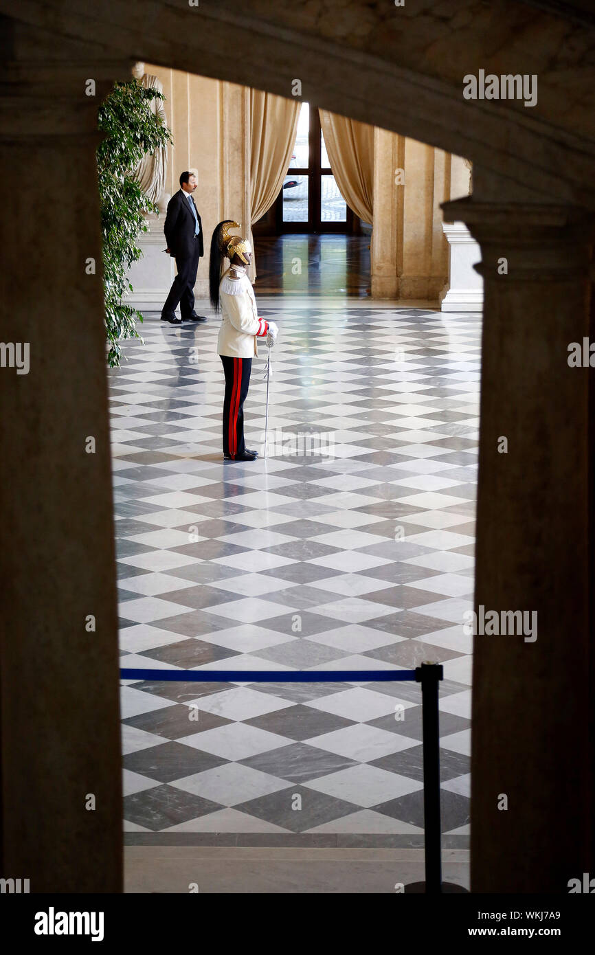 Roma, Italia. 04th Sep, 2019. Corazzieri, President's guards Rome ...