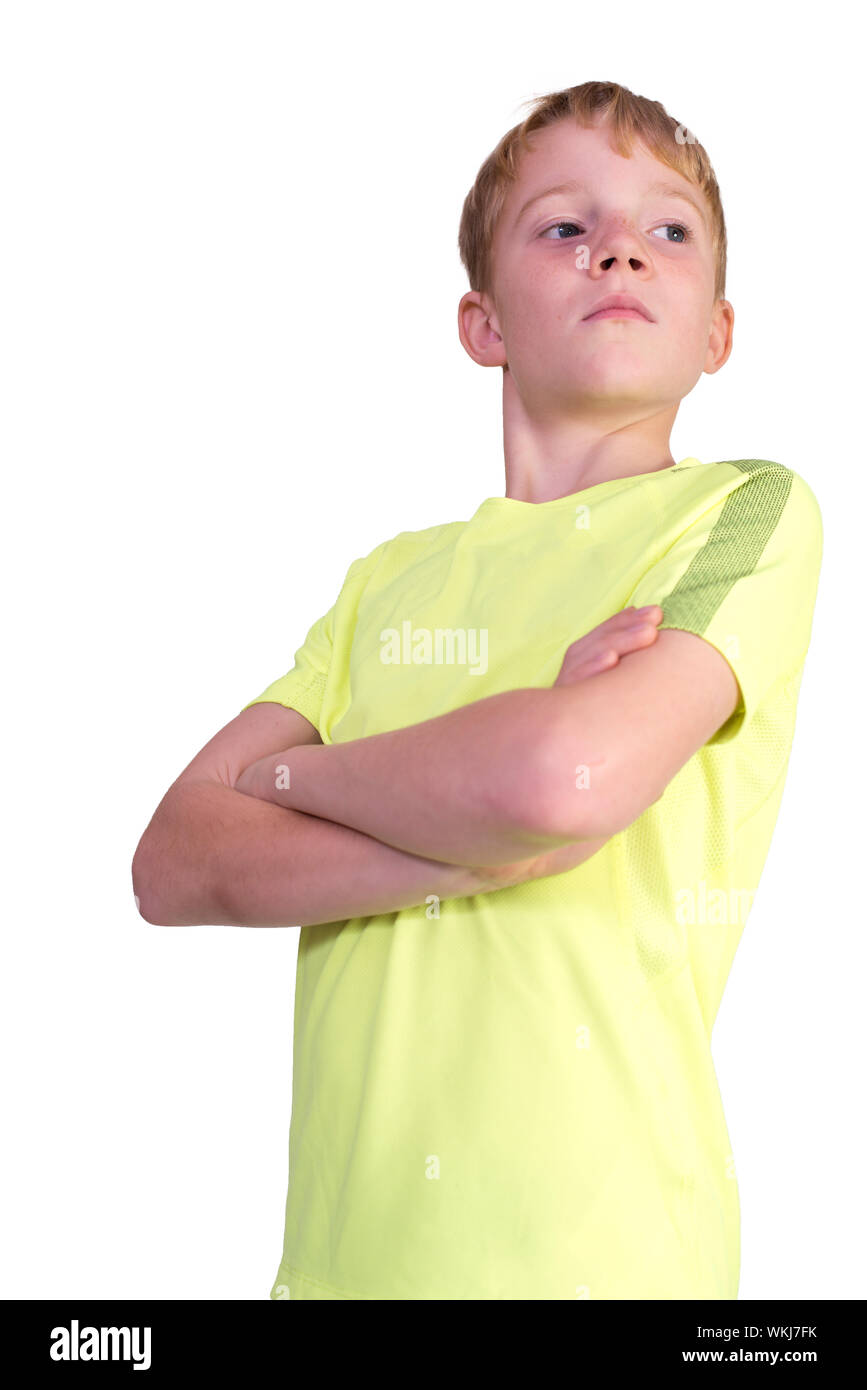 Child white background arms hi-res stock photography and images - Alamy