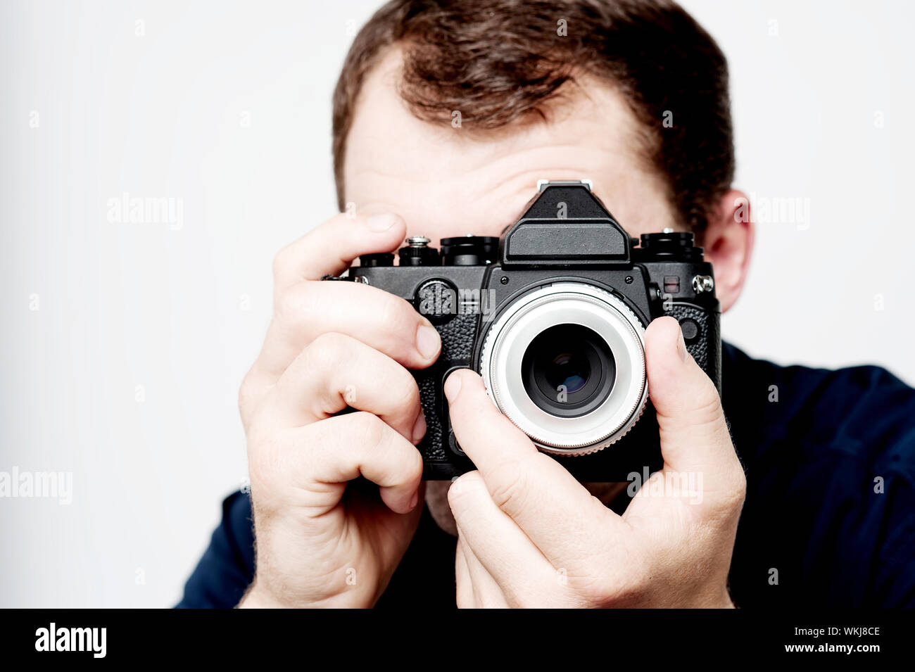 Middle aged man middle aged man taking photo photograph picture hi-res ...