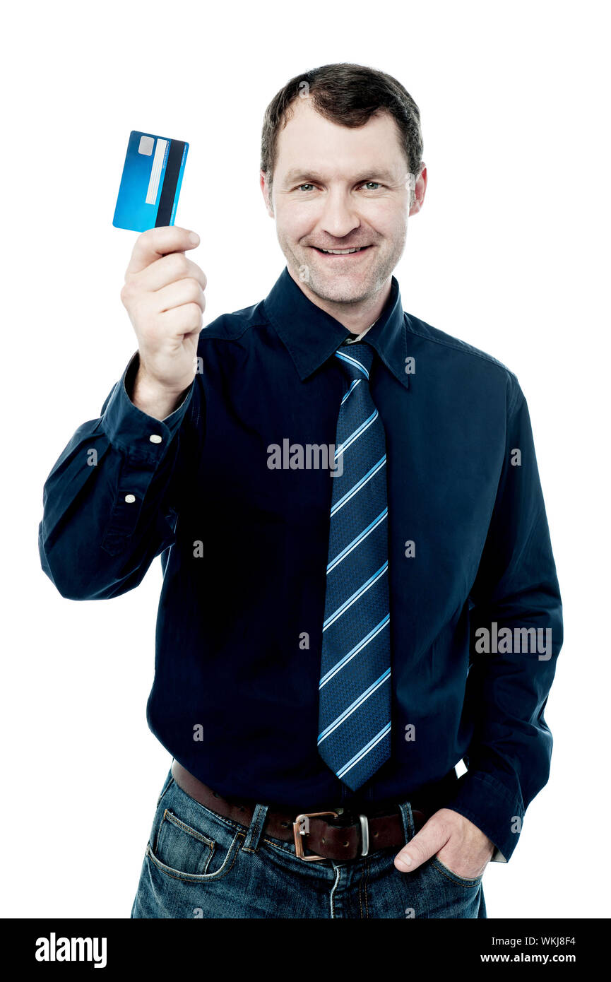Smiling corporate guy showing hi-res stock photography and images - Alamy