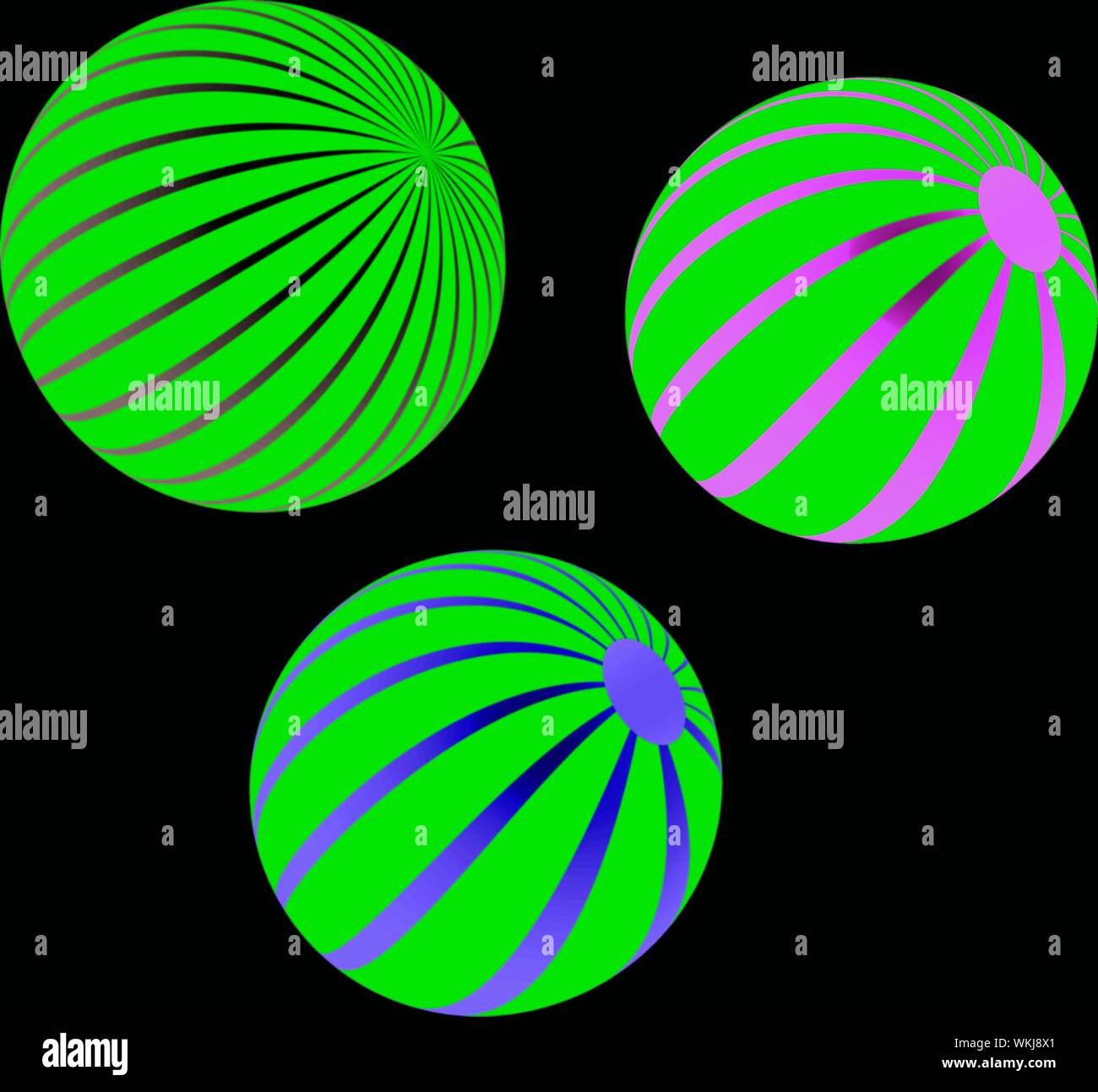 abstract 3D ball logo background design Stock Photo - Alamy
