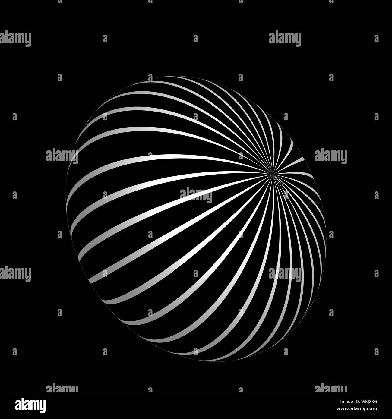 Abstract monochrome ellipse pattern Black and White Stock Photos ...