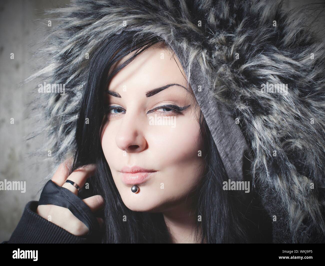 Parka women hi-res stock photography and images - Alamy