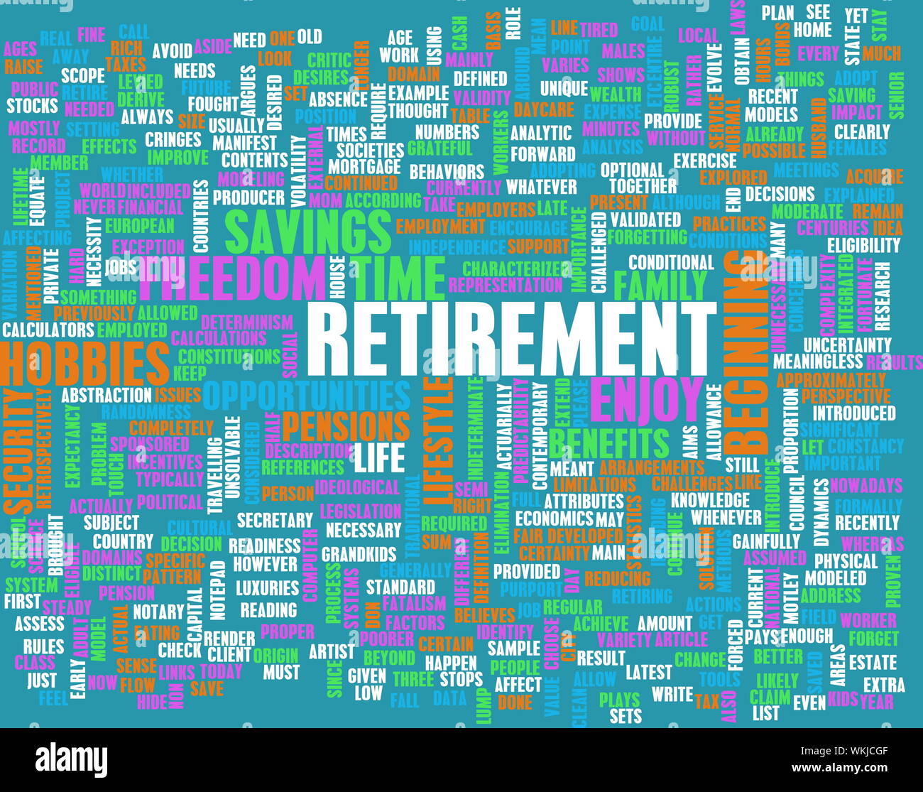 Retirement Planning as a Abstract Concept Stock Photo - Alamy