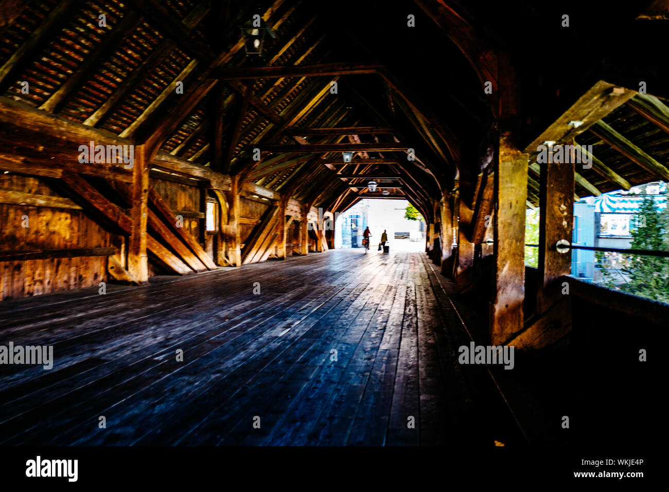Wooden tunnel hi-res stock photography and images - Alamy