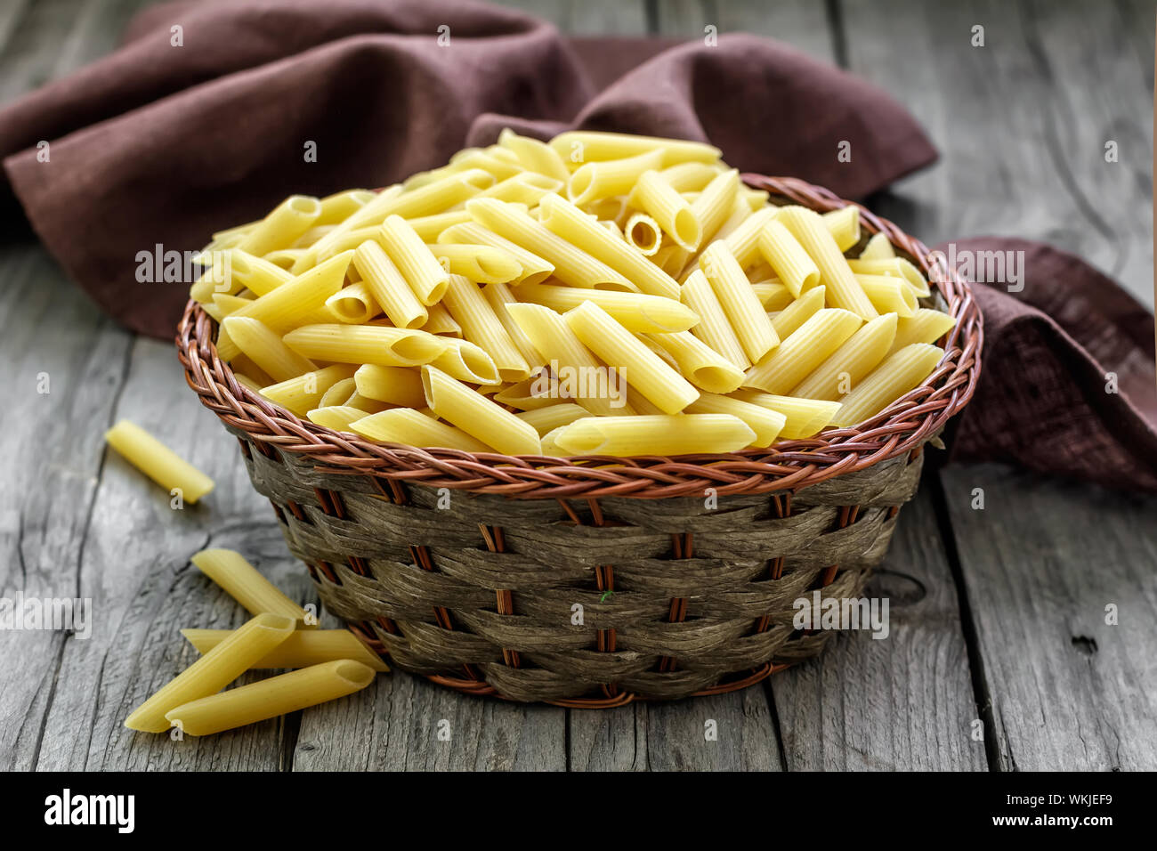 Pennette rigate pasta hi-res stock photography and images - Alamy