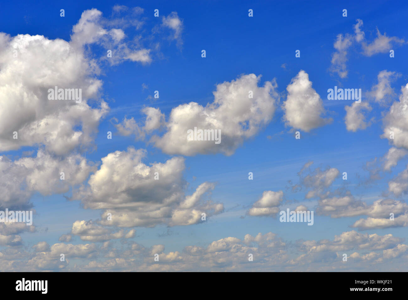 Blue sky and clouds. The bottom view Stock Photo - Alamy