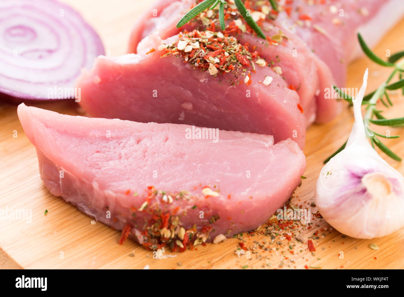 Fillet of pork Stock Photo - Alamy