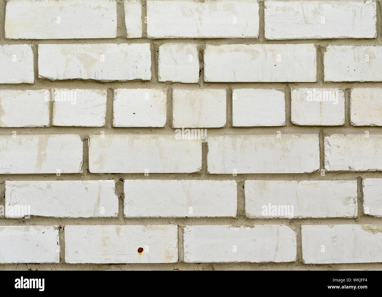 Wall of white bricks. Close up construction background Stock Photo - Alamy