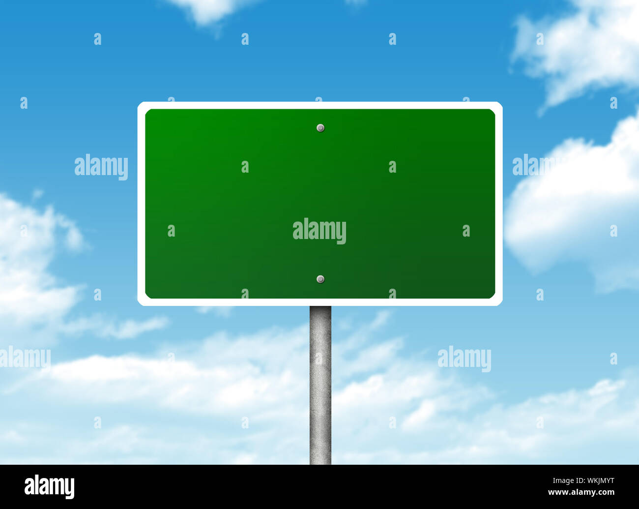 Crossroads road sign. Blue sky and clouds as backdrop Stock Photo - Alamy