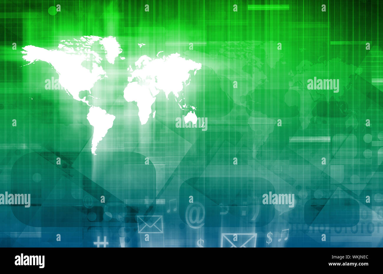 Computer Technology System as a Abstract Concept Stock Photo - Alamy