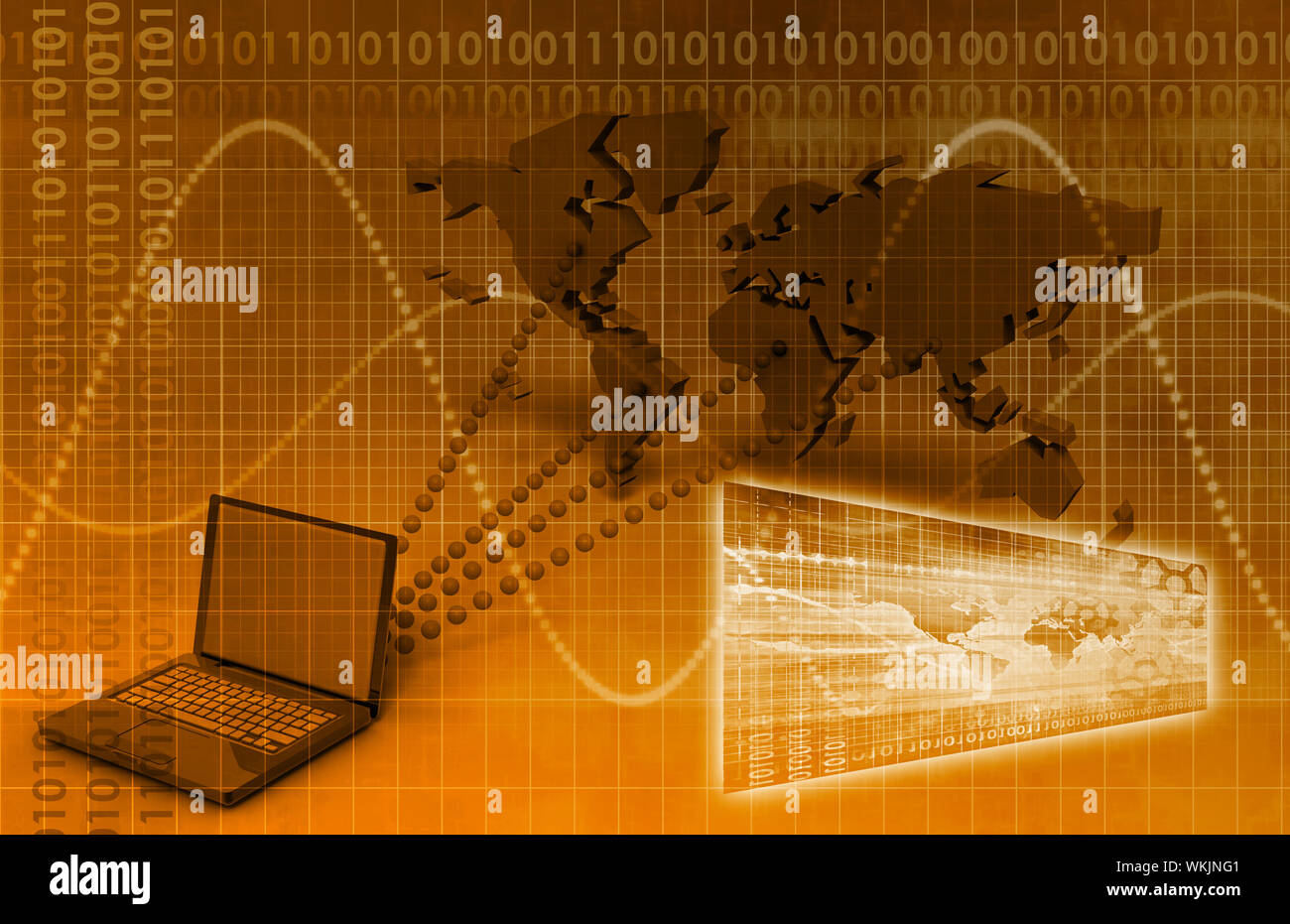 Digital reach abstract hi-res stock photography and images - Alamy